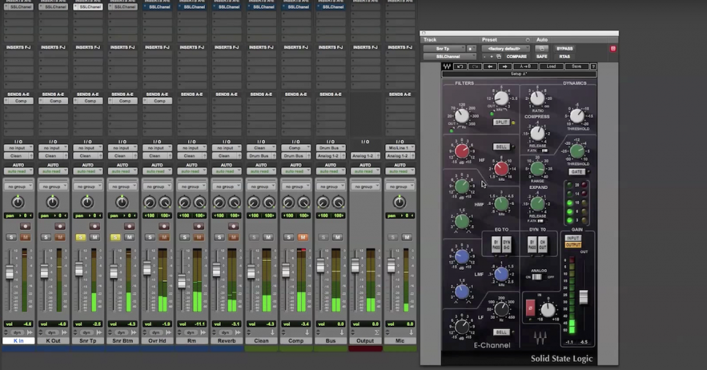 Mixing with Waves SSL G-Channel Strip Plugin — Pro Audio Files
